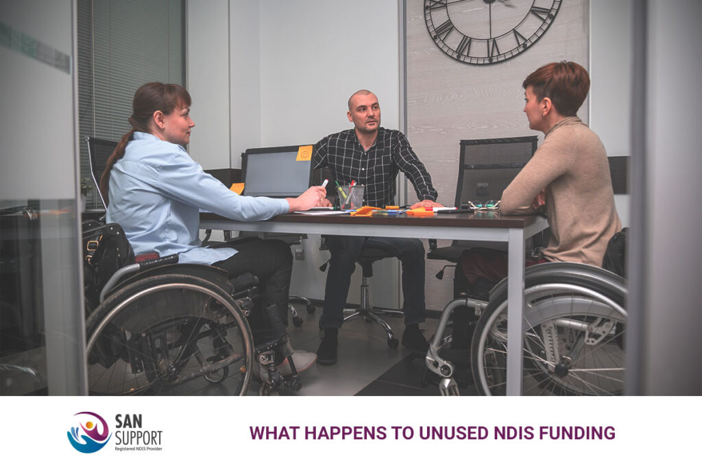 SAN Support - What Happens to Unused NDIS Funding? A Guide for Participants